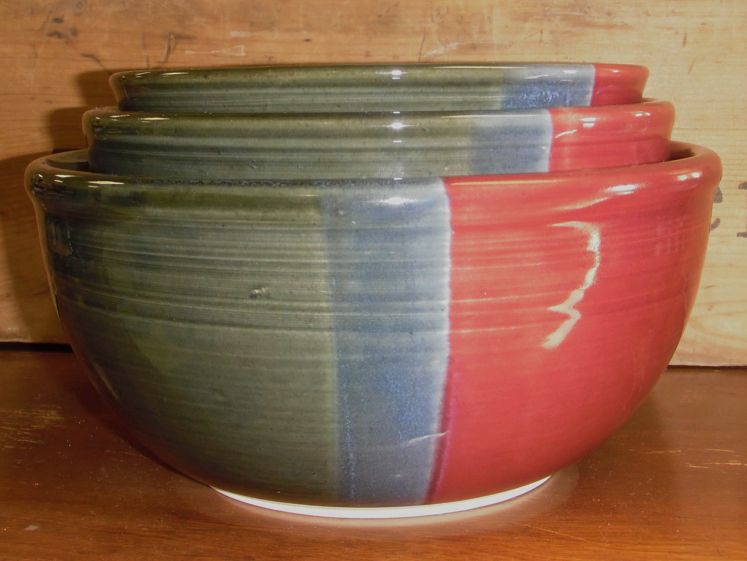 MIXING BOWL HANDCRAFTED STONEWARE HANDMADE CERAMICS by GAULEY RIVER ...